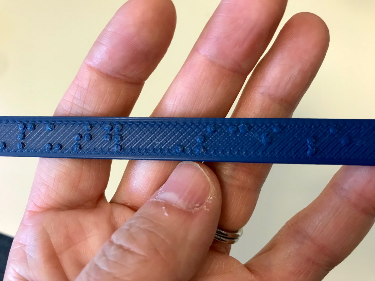 Solving Library Problems with Design Thinking: 3D Printing Braille Signage