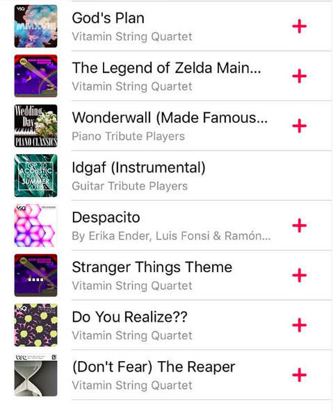 Middle School Playlist